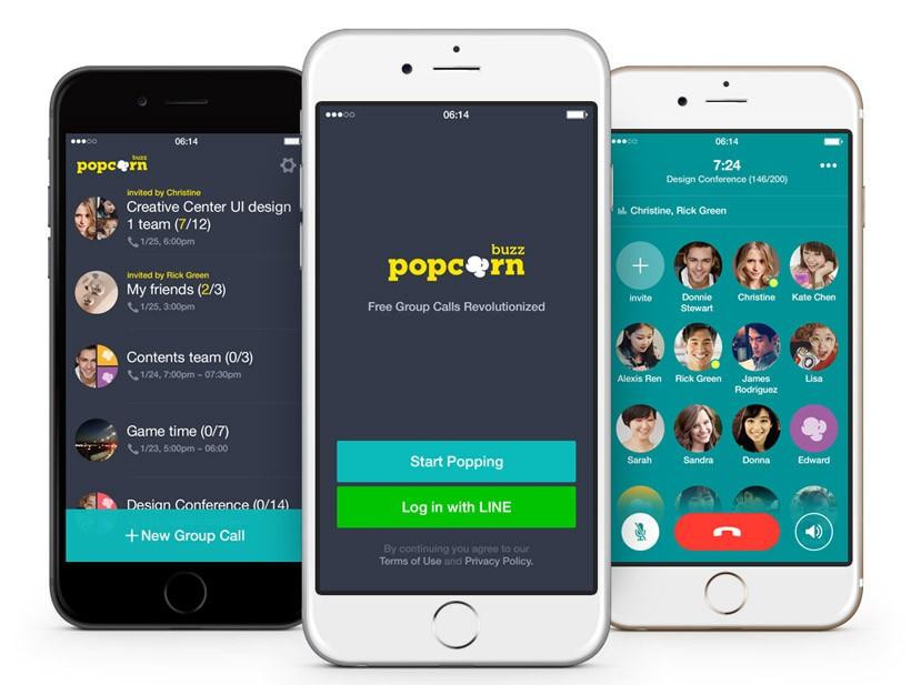 Popcorn Buzz group calling app lets you talk to 200 people at once ...
