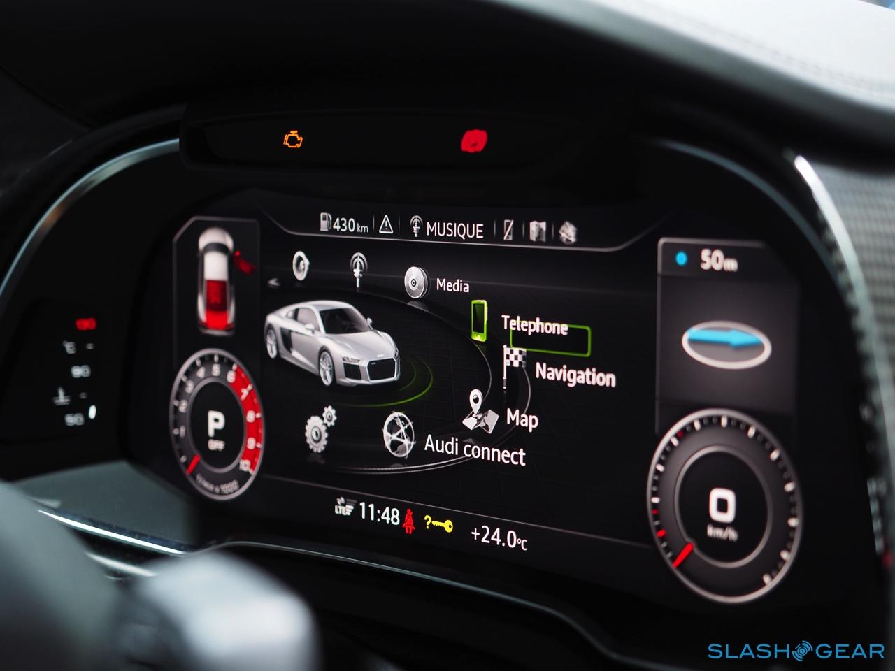 2017 Audi R8 Virtual Cockpit Walkthrough Video And Gallery