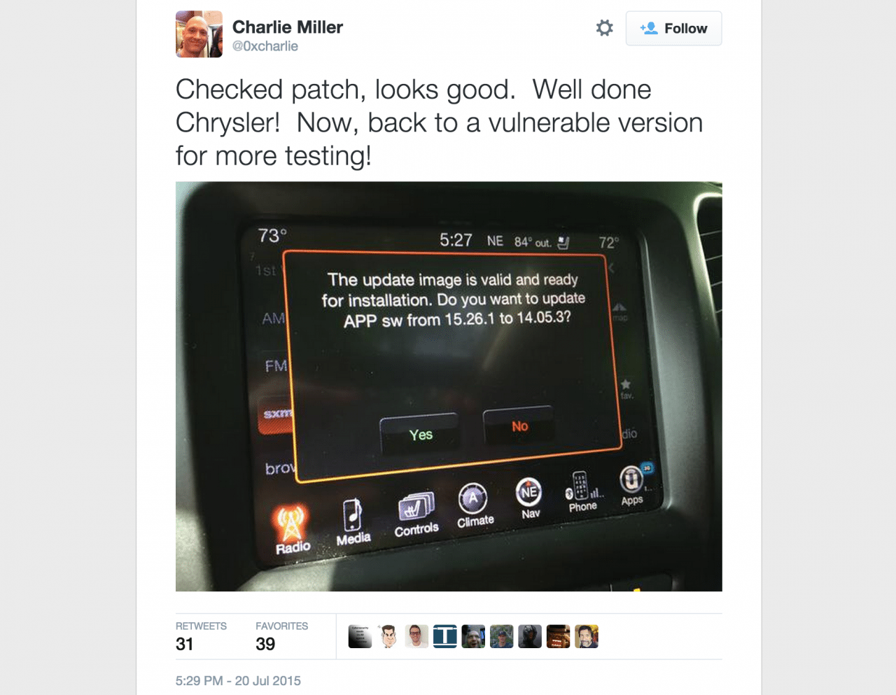 Jeep hacking done on willing participant - SlashGear
