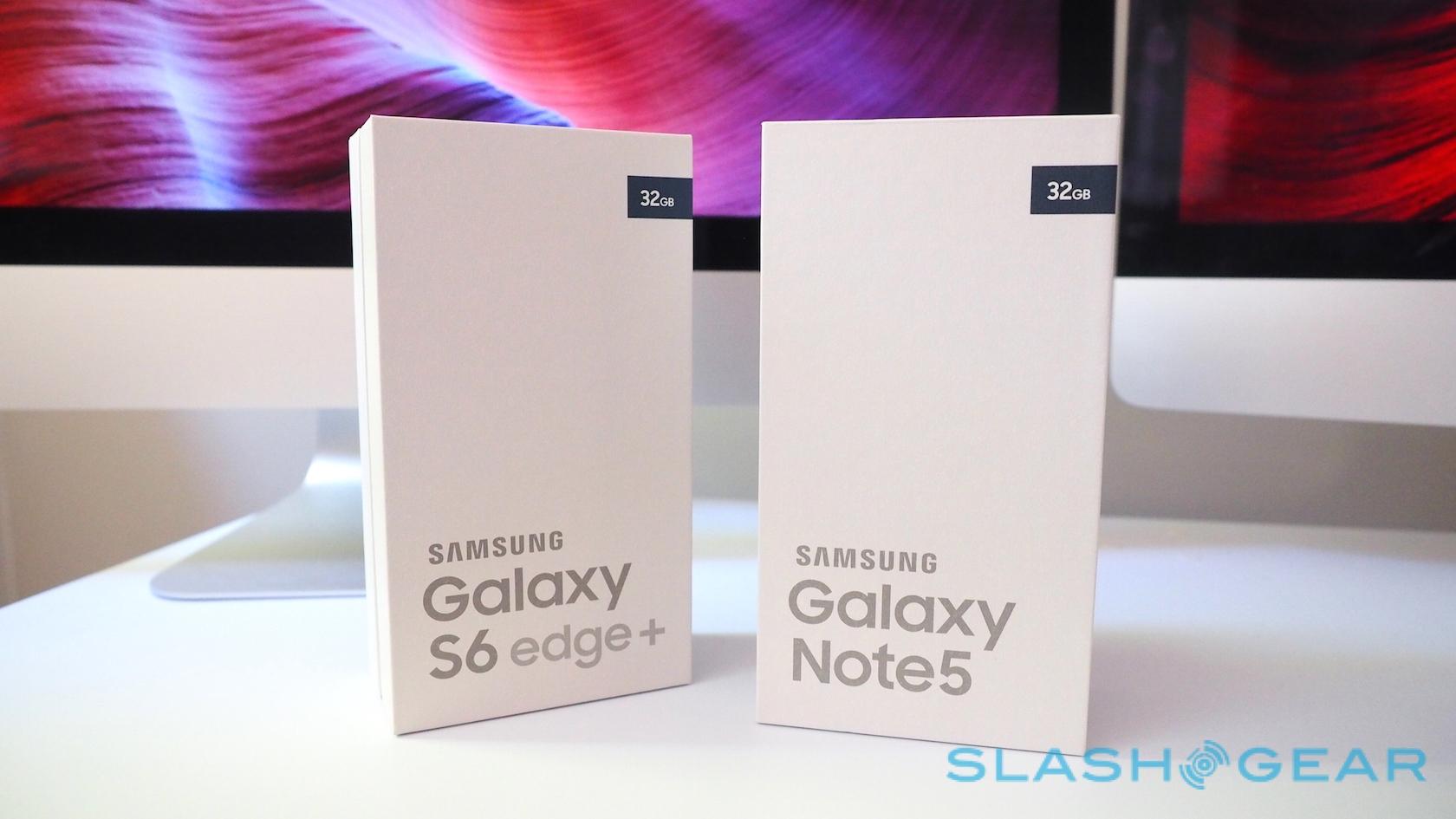 Samsung Galaxy Note 5 And Galaxy S6 Edge+ Unboxing Gallery