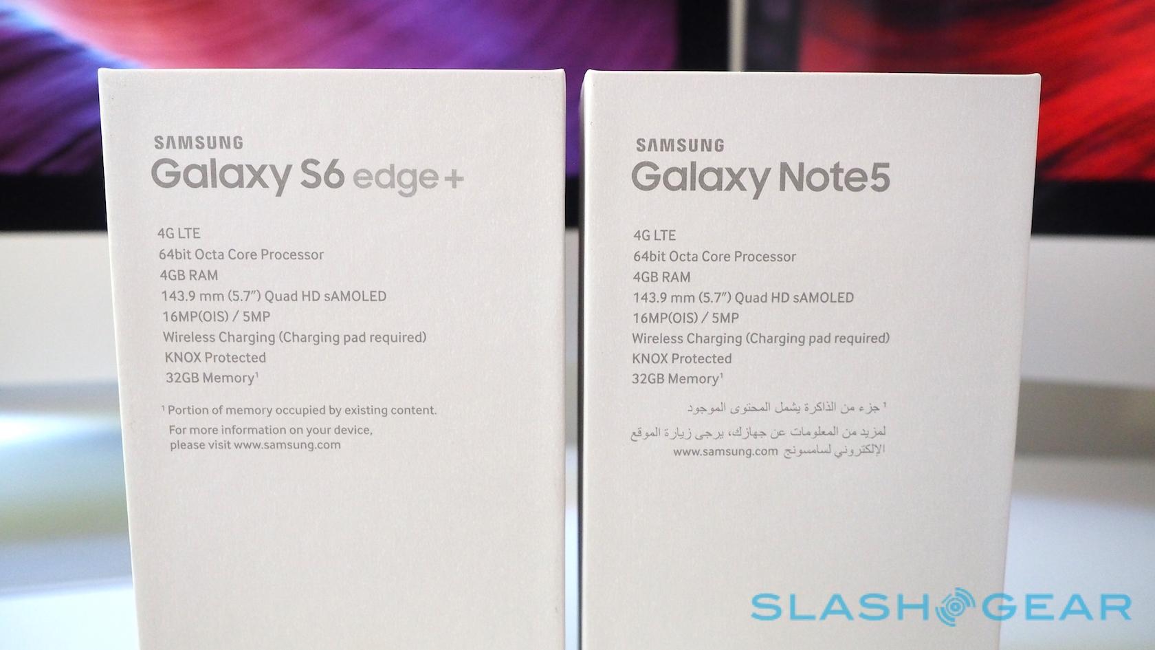 Samsung Galaxy Note 5 And Galaxy S6 Edge+ Unboxing Gallery