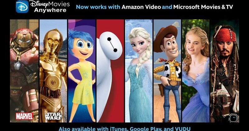 Disney Movies Anywhere embraces Amazon, Microsoft, Android TV - SlashGear