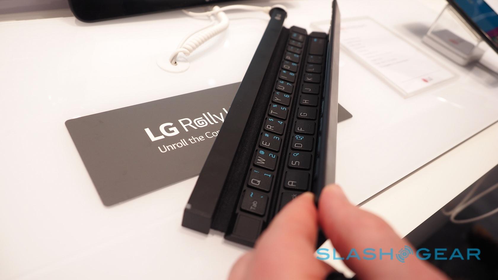 Hands-On With LG's Rolly, A Keyboard You Unfurl