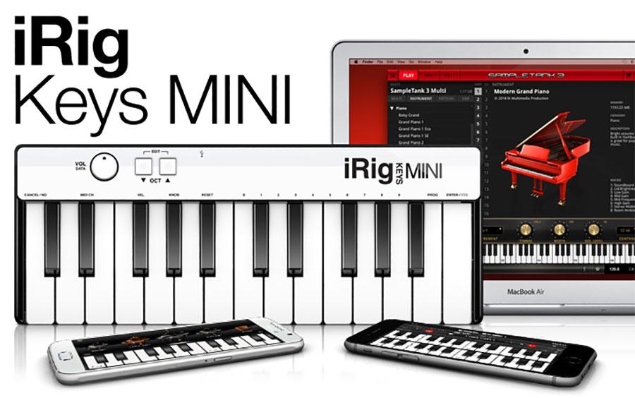 iRig Keys Mini is a 25-key mini keyboard for smartphones - SlashGear