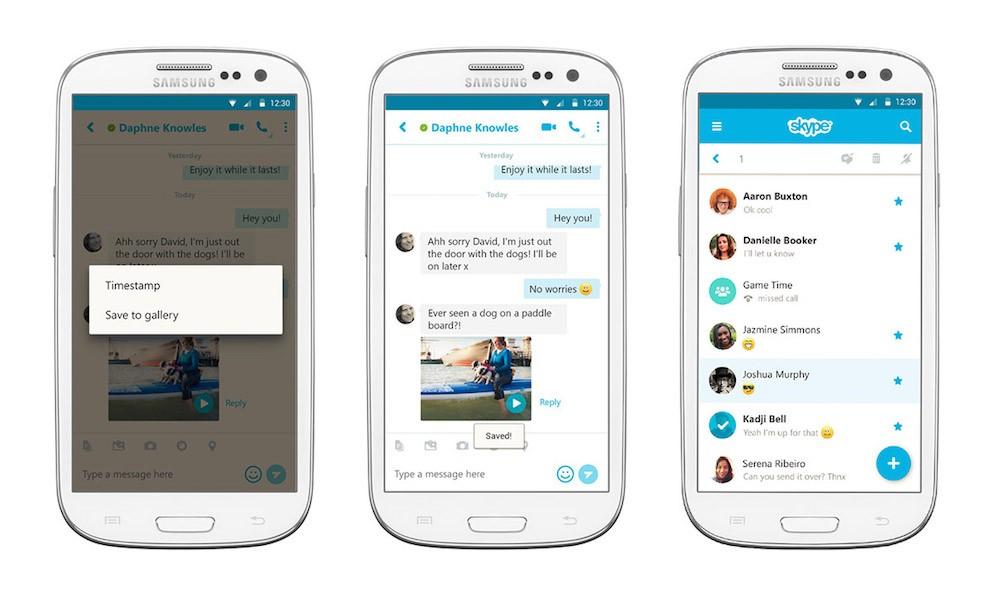 Skype for Android now lets you save video messages - SlashGear