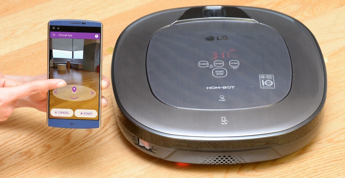 LG debuts robo-vacuum with augmented reality, home security features ...
