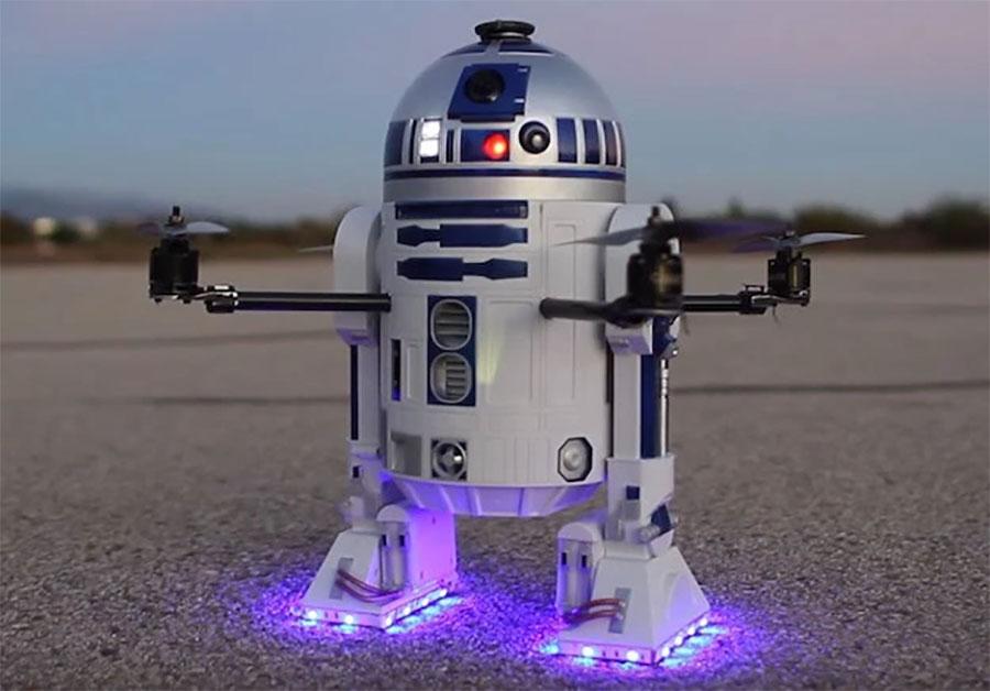 R2-D2 Drone whistles and beeps as it flies - SlashGear