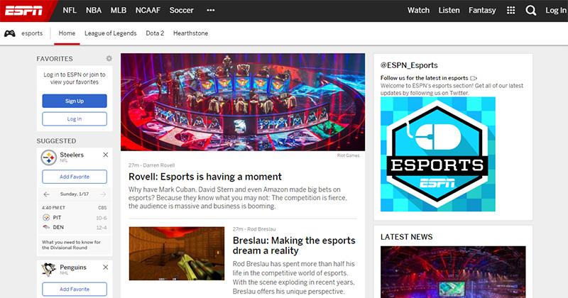 ESPN launches eSports division - SlashGear
