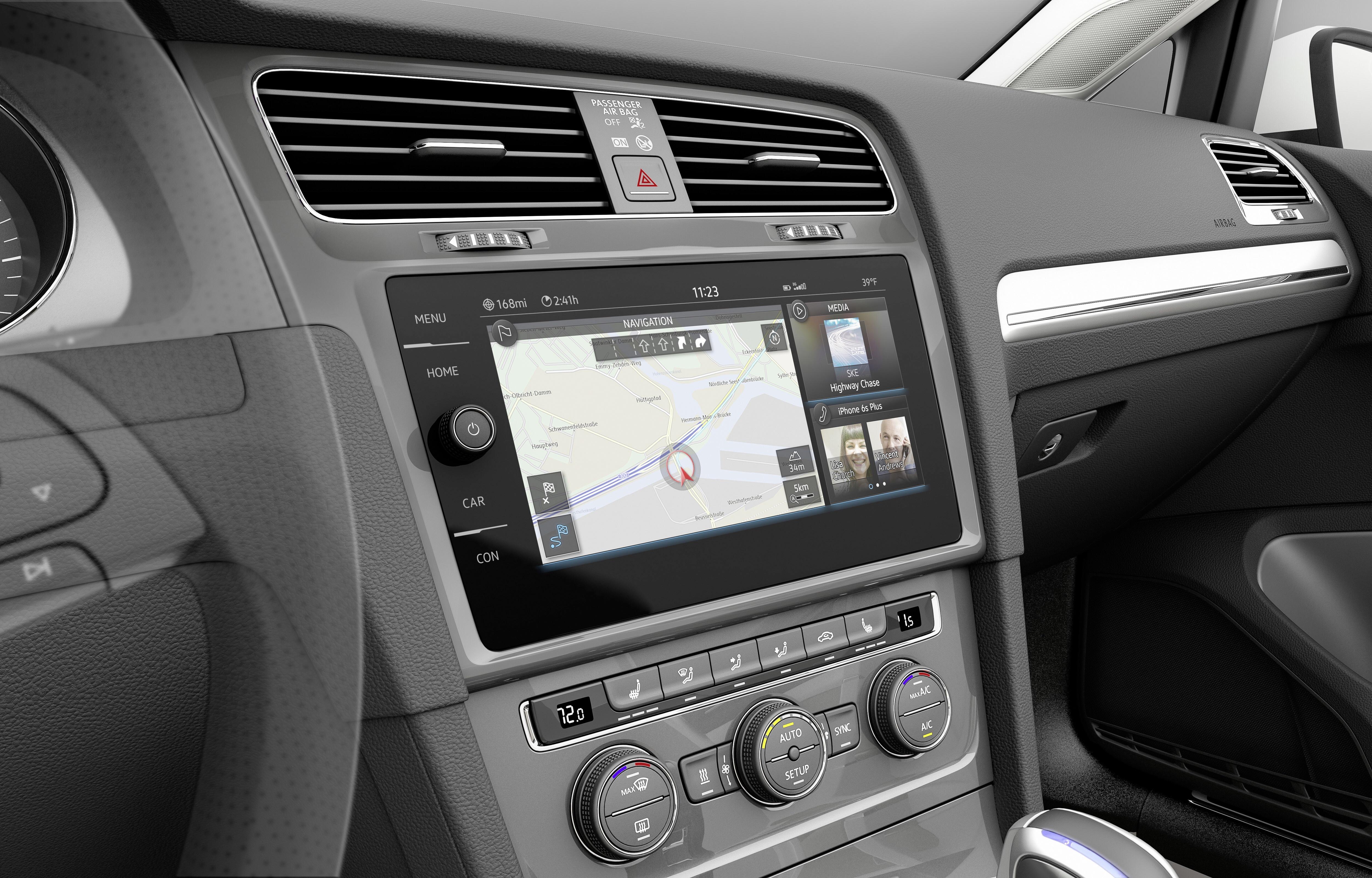 Volkswagen e-Golf Touch Shows Off Upcoming VW Infotainment Upgrades ...