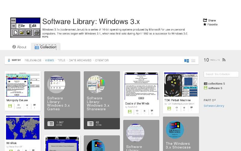 Internet Archive now has, and runs, Windows 3.1 programs - SlashGear
