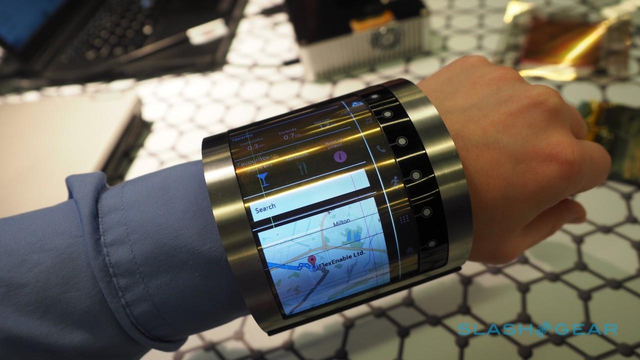 FlexEnable's sci-fi wearable previews a flexible display future - SlashGear