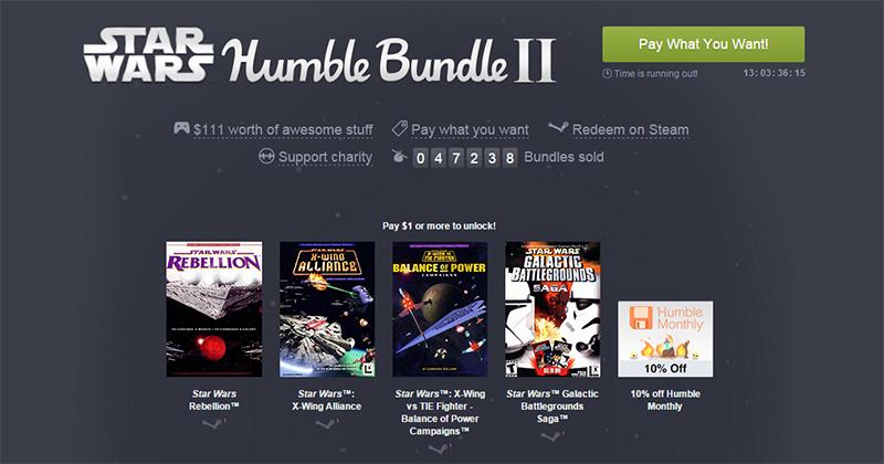 The Star Wars Humble Bundle II is an absolute steal - SlashGear