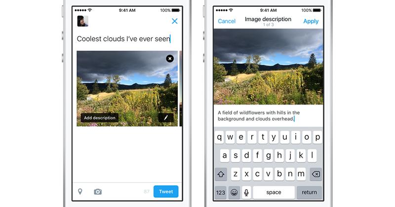 Twitter now lets you add alt text to photos, for the visually impaired ...