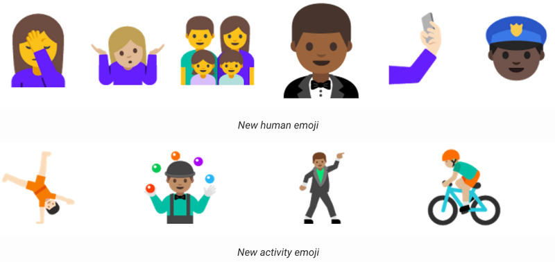 Latest Android N preview includes more human-looking emoji - SlashGear