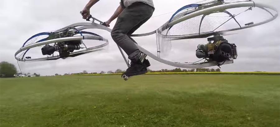 Guy's homemade hoverbike is the real deal - SlashGear