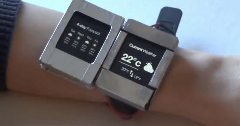 Doppio: a smartwatch prototype with a removable 2nd screen - SlashGear