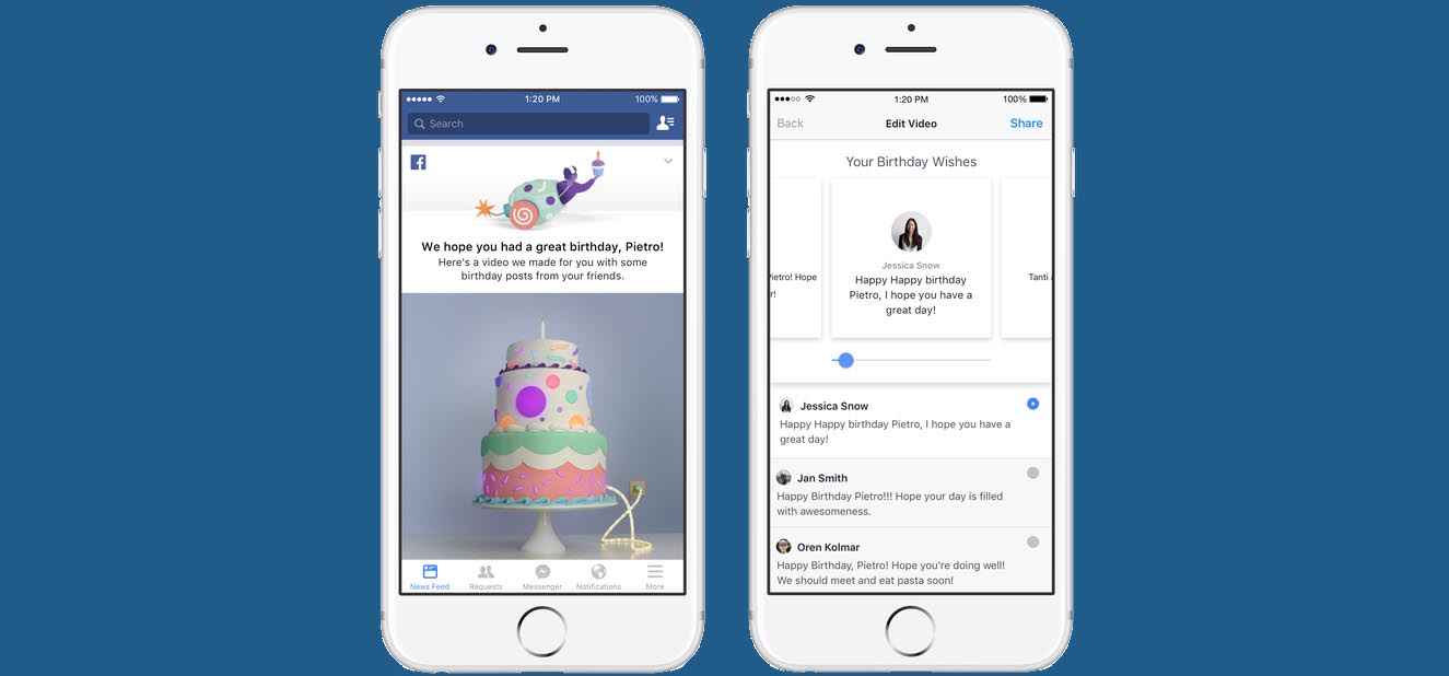 Facebook boosts birthday celebrations with next-day recap video - SlashGear