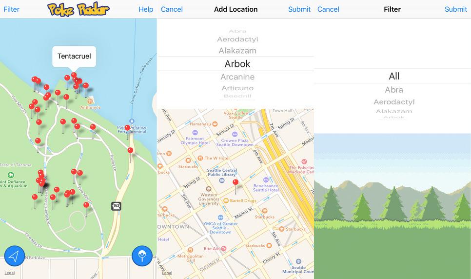 Poke Radar app crowdsources the hunt for Pokemon - SlashGear