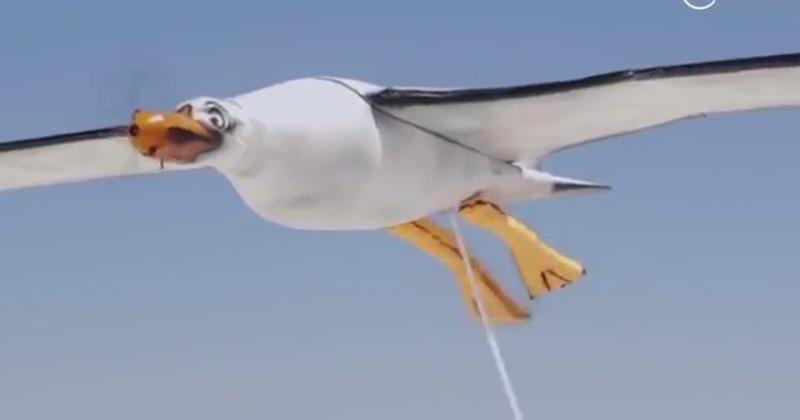 Nivea seagull drone poops sunscreen on kids at the beach - SlashGear