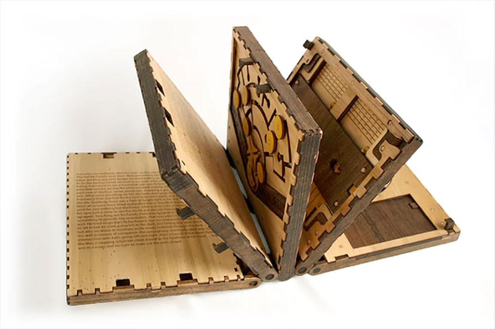 Codex Silenda hides words with wooden puzzle locks - SlashGear