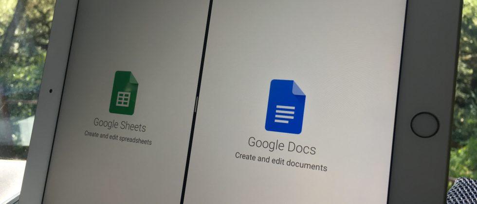 Google Docs, Sheets, and Slides finally embrace iPad split-view - SlashGear