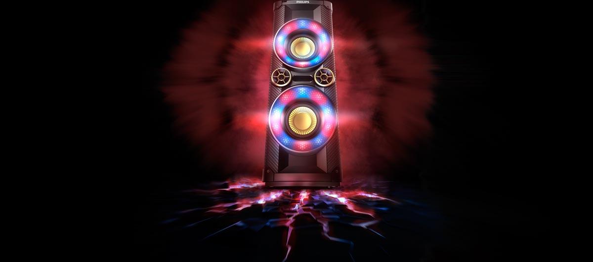 Philips Nitro audio line uses LED lights to show the music - SlashGear