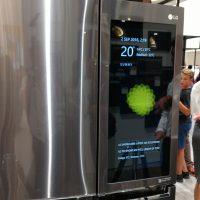 LG Smart Instaview Door-in-Door Fridge up close and personal - SlashGear