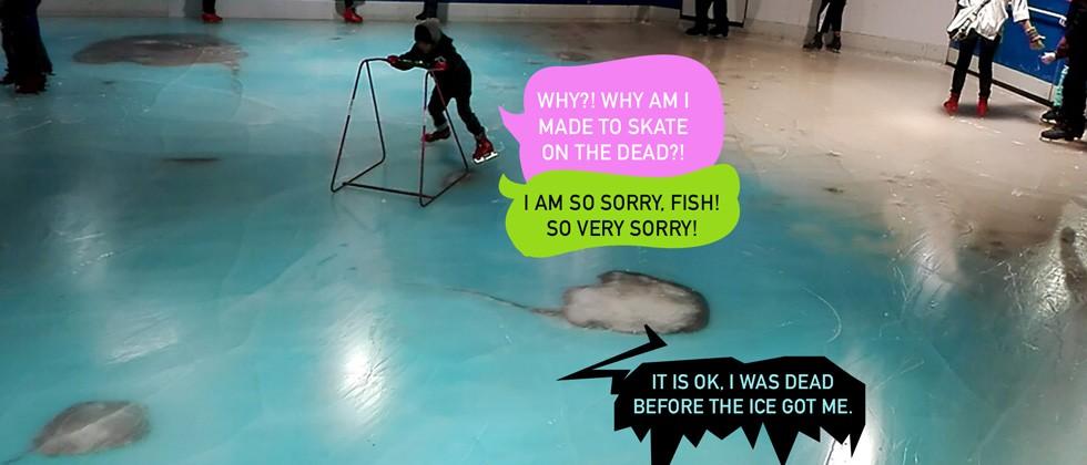 5,000 Dead fish frozen in ice skating rink in Japan's "Space World ...