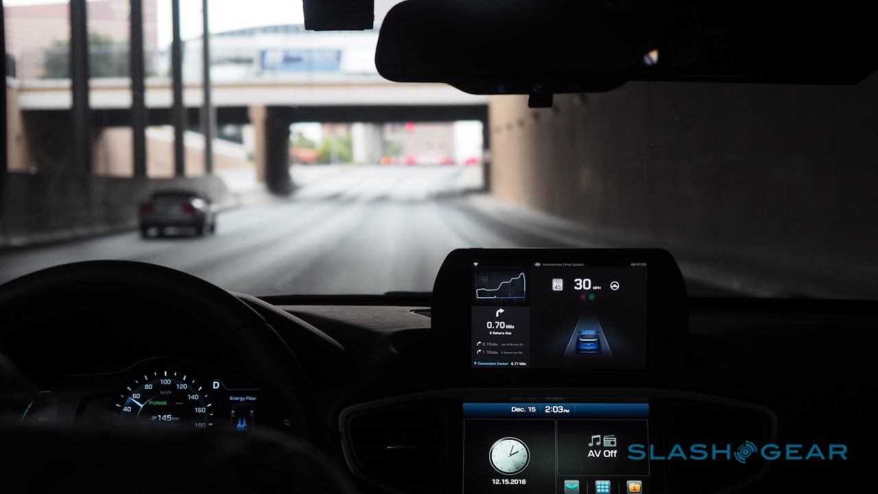 Taking Hyundai's Ioniq autonomous car for a Las Vegas test drive ...