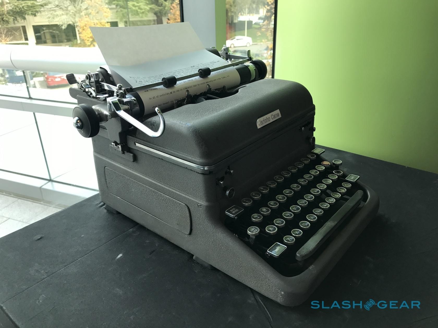 This Mercedes self-typing AI typewriter feels like real magic - SlashGear