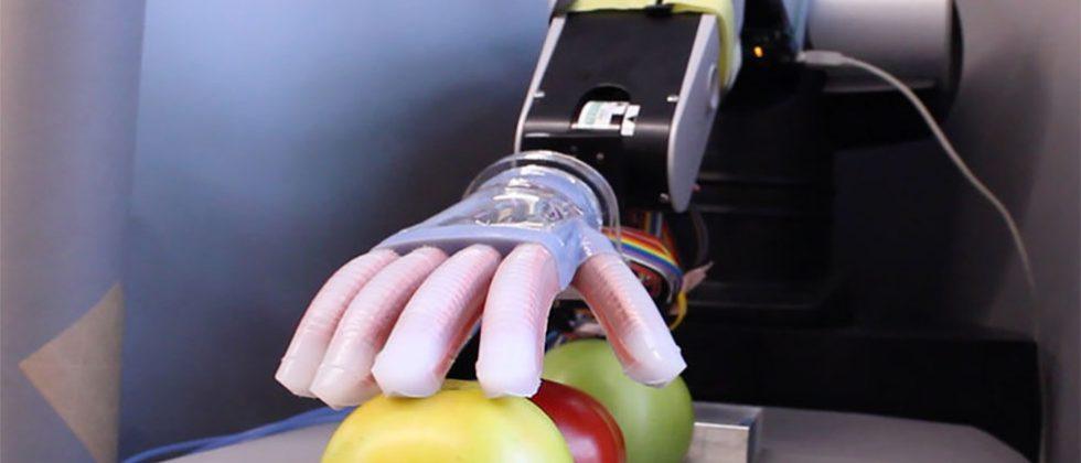 Cornell University creates soft robotic hand that senses shape and ...