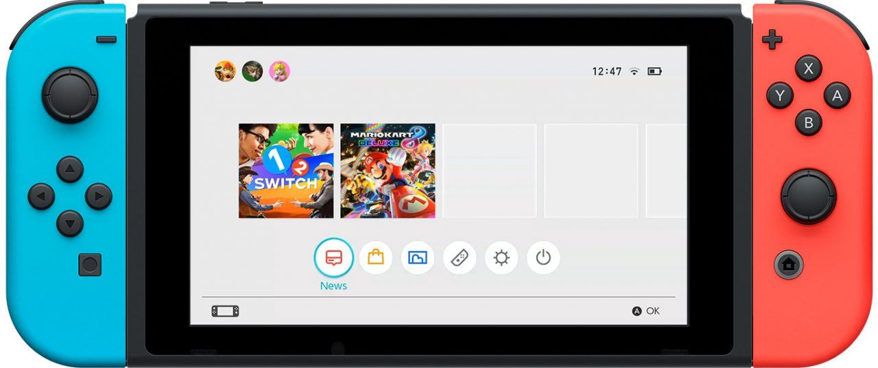 Here's a closer look at Nintendo Switch's home screen - SlashGear