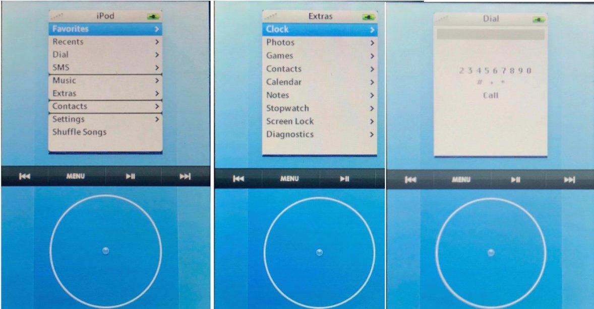 iPod click wheel-based iPhone OS prototype footage surfaces - SlashGear