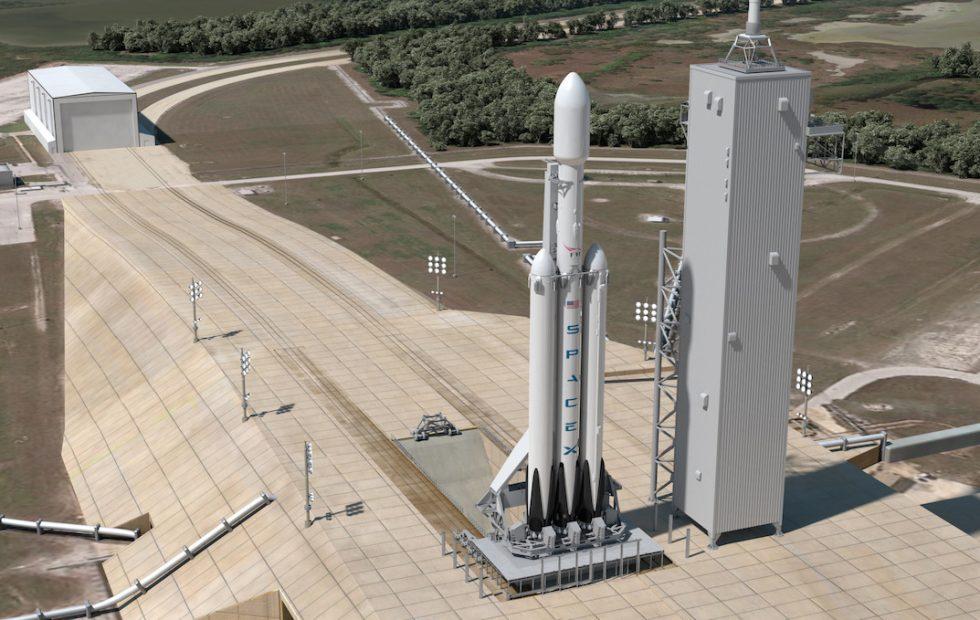 Spacex Successfully Tests Falcon Heavy Rockets First Stage Cores