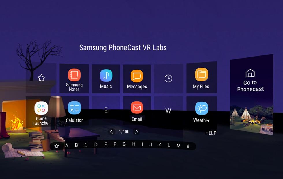 Gear VR PhoneCast app lets you use some 2D apps in virtual reality ... Gear VR PhoneCast app lets you use some 2D apps in virtual reality ...