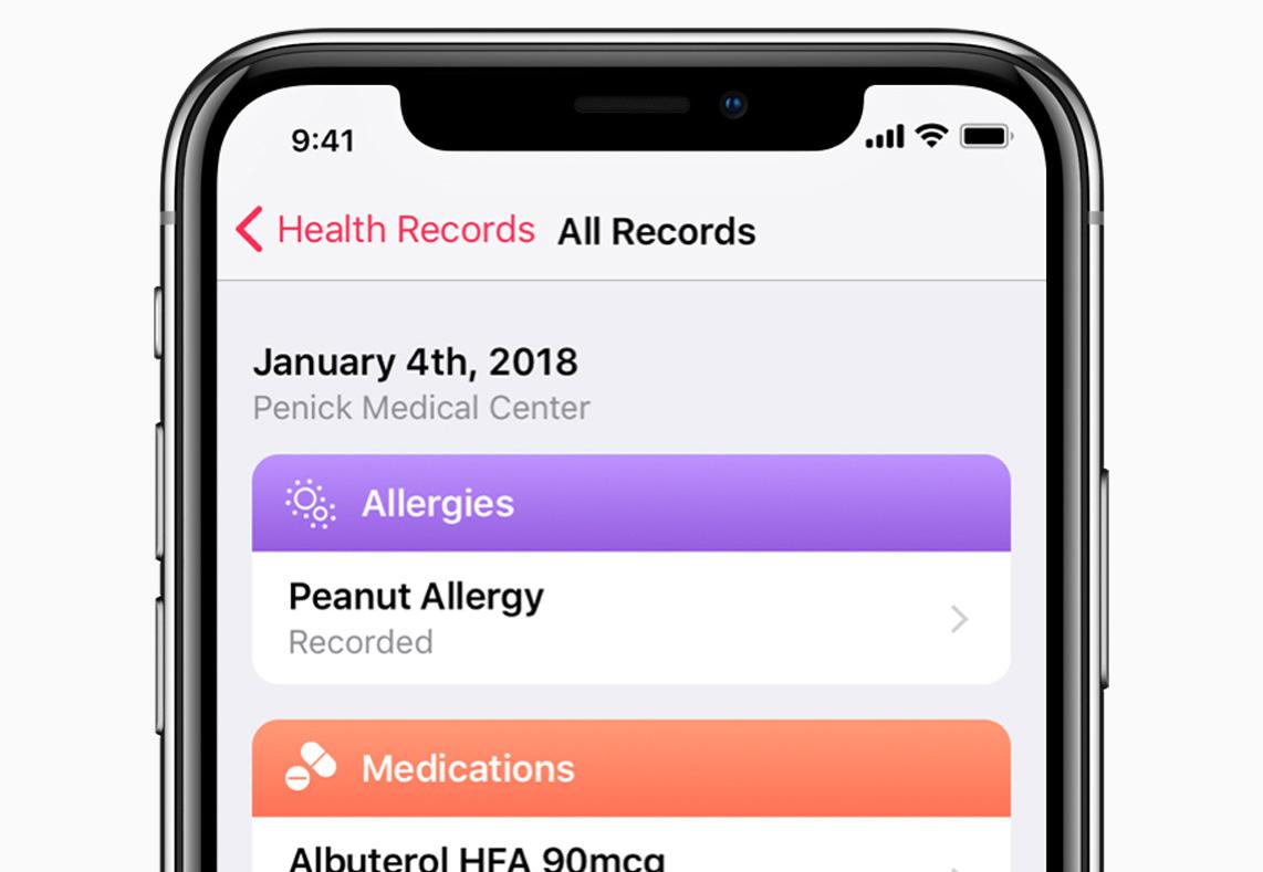 iOS 11.3 Health Records makes iPhone your treatment hub - SlashGear
