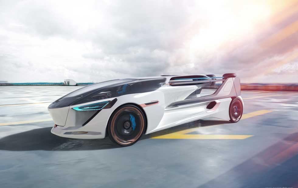 AeroMobil 5.0 VTOL concept is an urban travel flying car - SlashGear