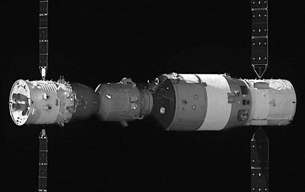 Chinese Tiangong-1 space station to burn up on reentry March 31 - SlashGear