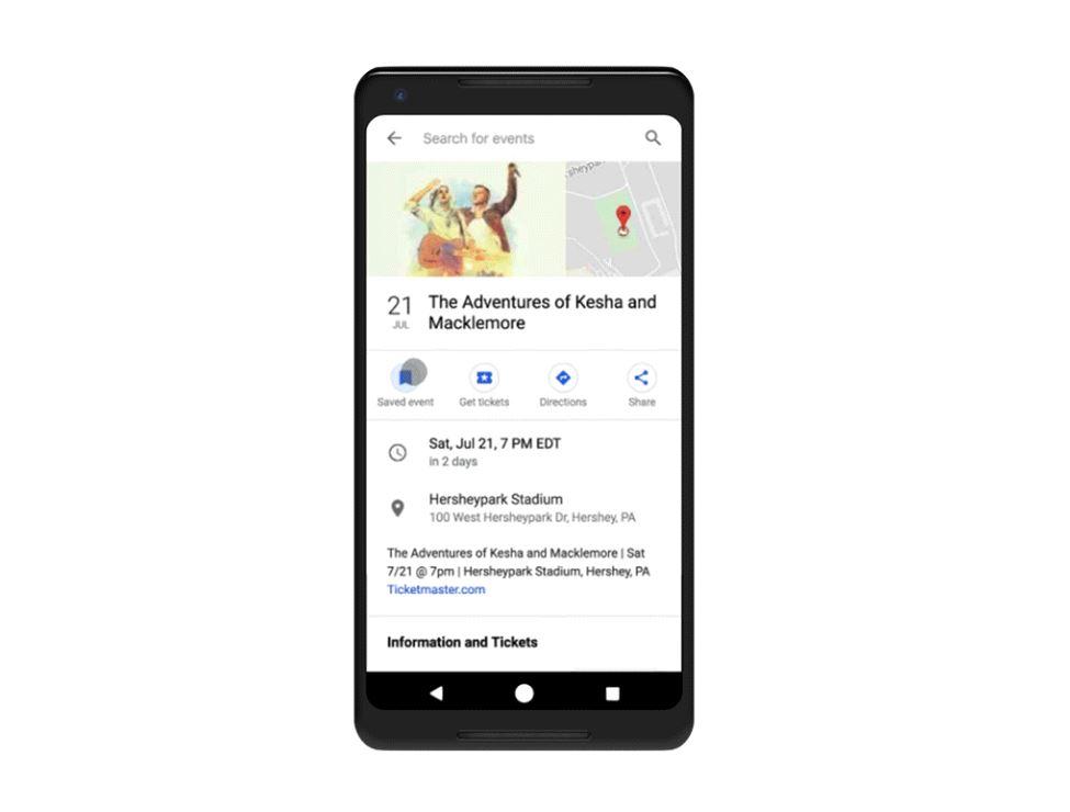 Google Search puts local event information front and center - SlashGear
