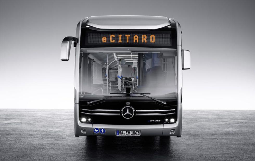 Mercedes-Benz eCitaro electric buses are designed for cities of the ...