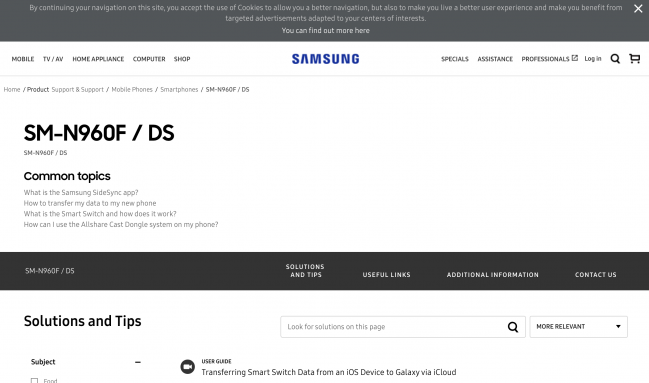 Samsung just went live with secret Galaxy Note 9 support - SlashGear