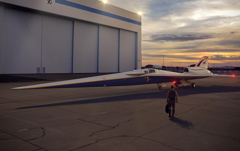 NASA's quiet supersonic X-plane name revealed ahead of noise tests ...