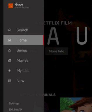 Netflix TV interface simplified with new navigation sidebar - SlashGear