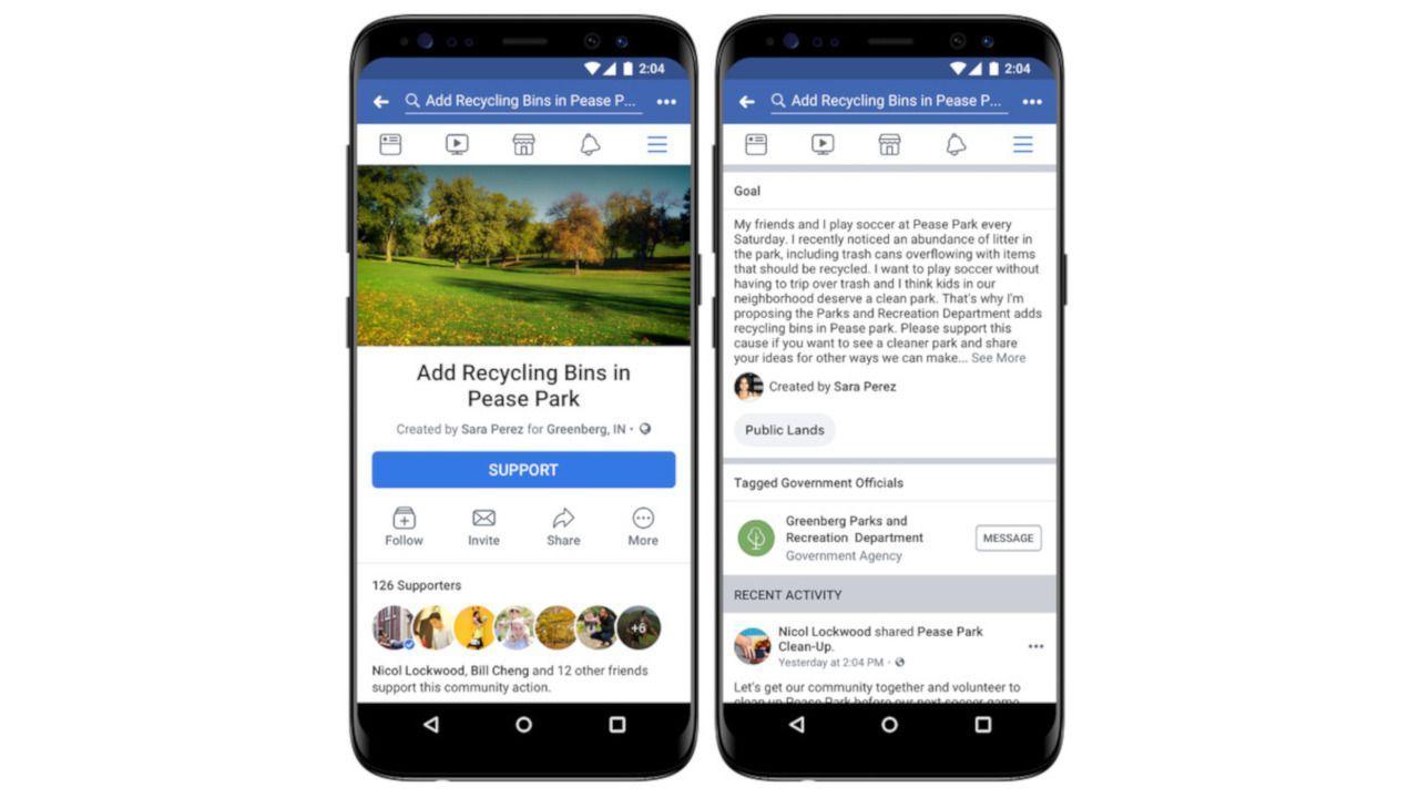 Facebook Community Actions to let users make petitions for changes ...