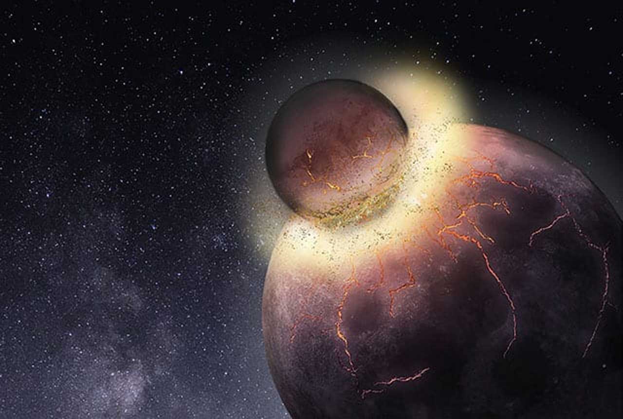 Earth received most of the elements for life from a massive collision ...