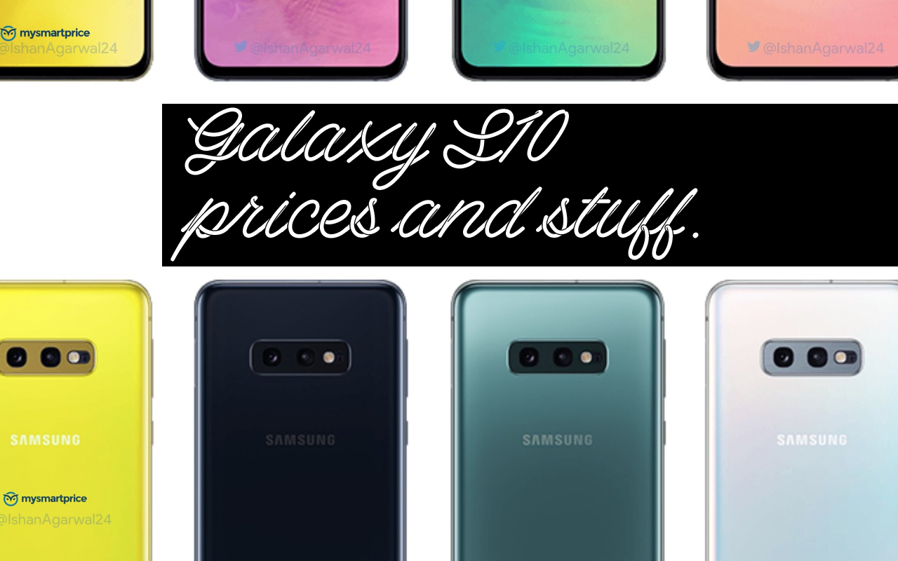 Galaxy S10: The latest leaked prices, colors, and options - SlashGear