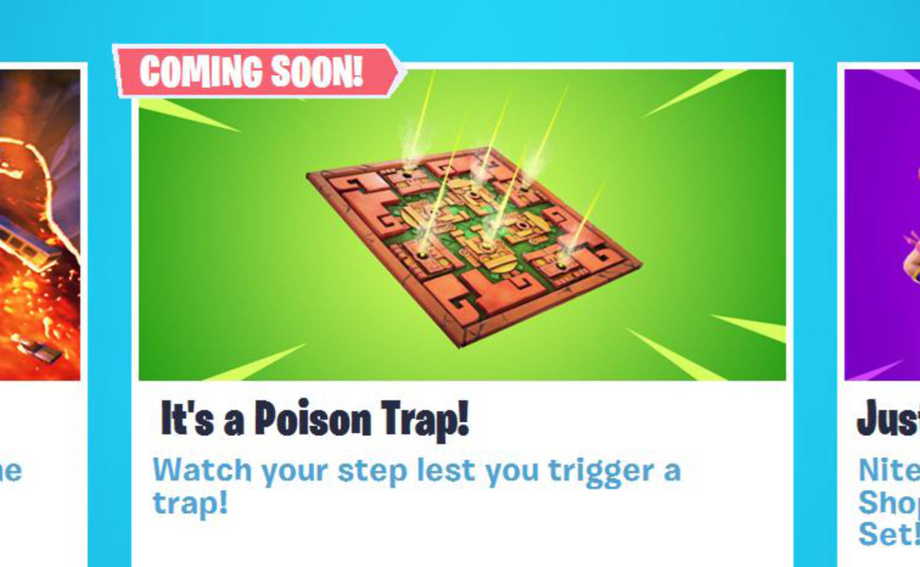 Fortnite Poison Trap item leaked by Epic ahead of 8.20 update - SlashGear