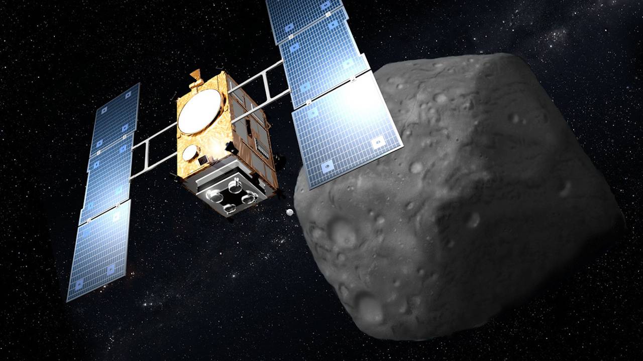 Japan's Hayabusa2 space probe just dropped a bomb on an asteroid ...