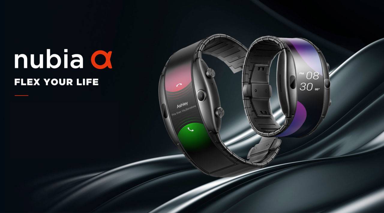 nubia Alpha wearable smartphone is launching this week - SlashGear