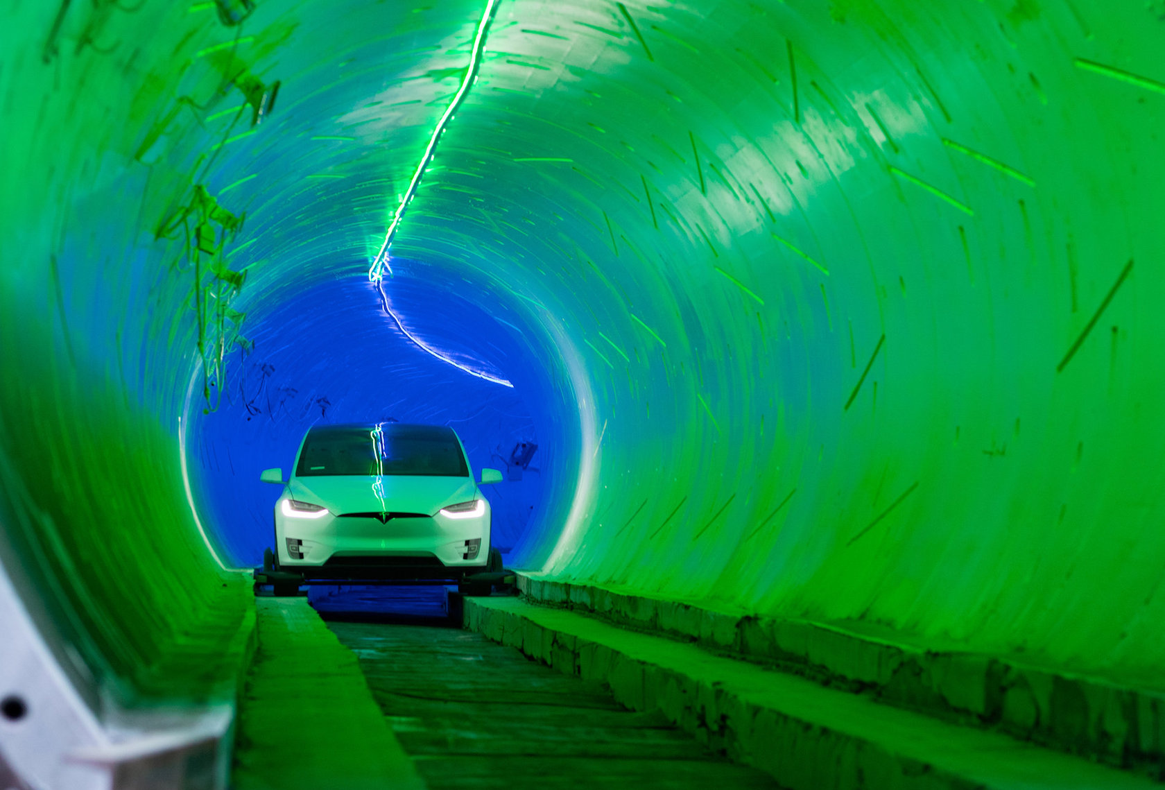Watch Elon Musk's Boring Company race a tunnel Tesla against LA traffic ...